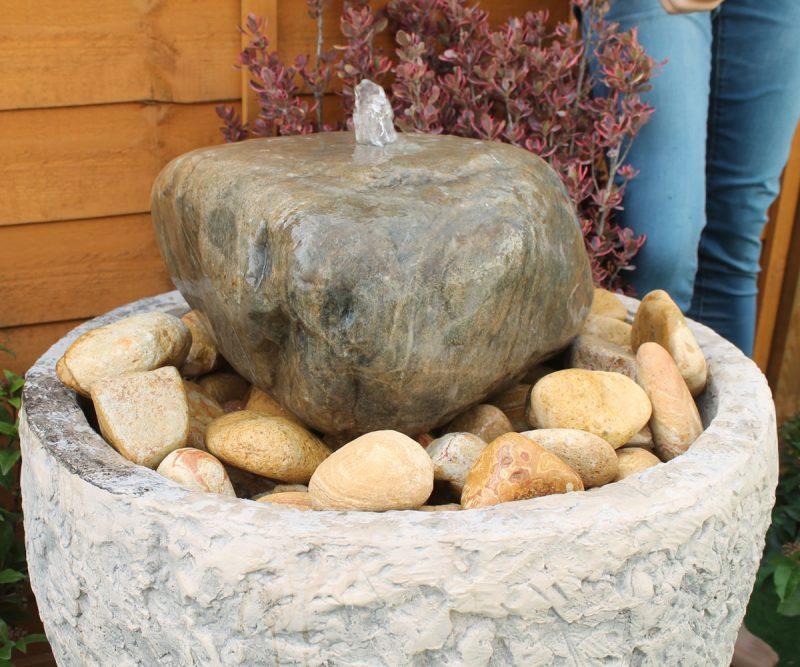 Circle Drive Way Patio Fountain | Small Self Contained Water Features
