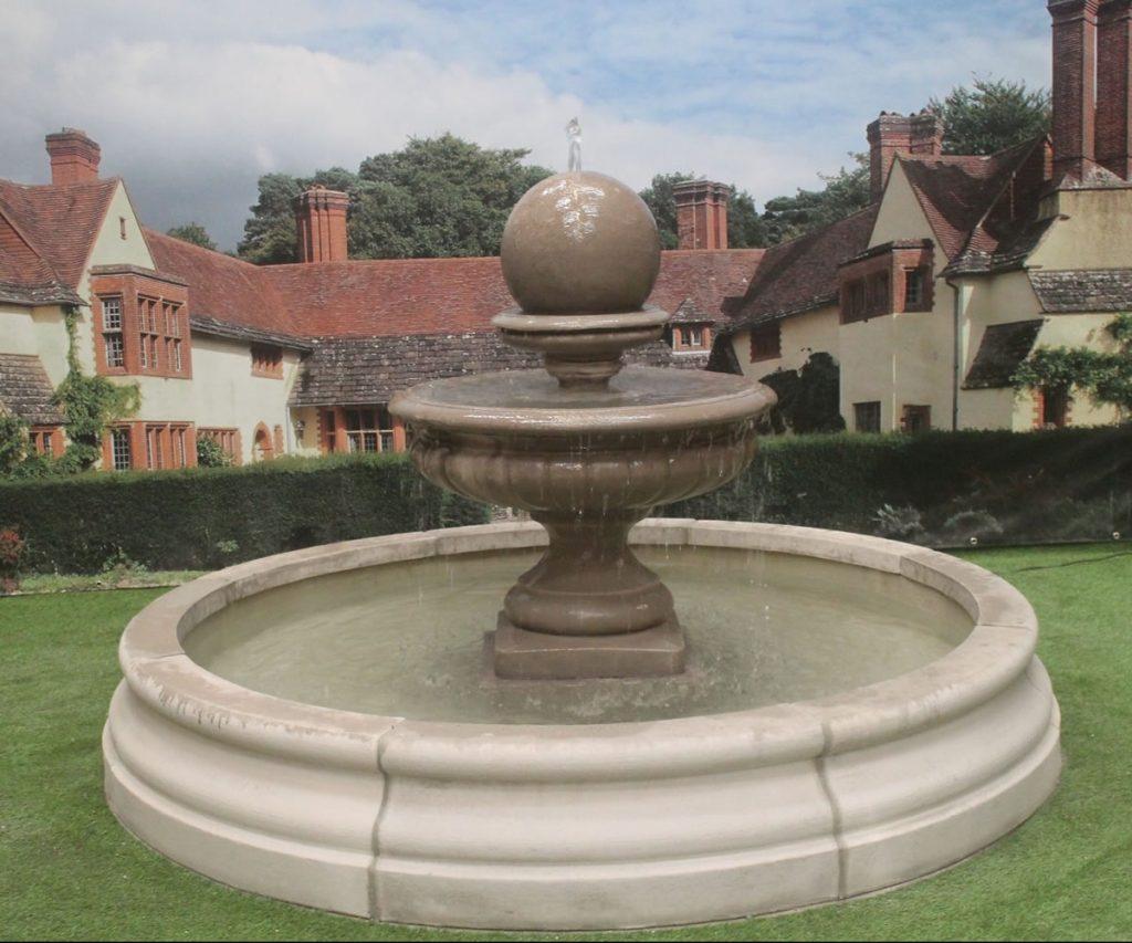 Hampshire Ball Fountain or Extra Large Victorian Urn with Medium ...