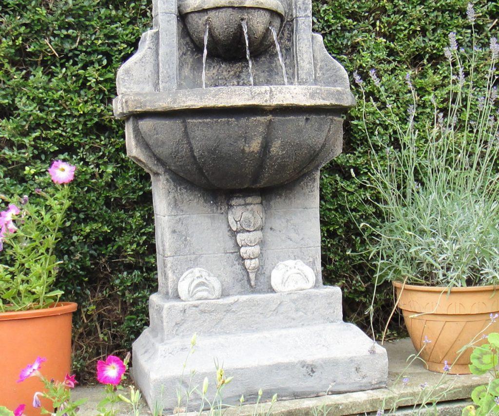 Highly Detailed Lions Wall Fountain - Stone Garden Fountains & Garden ...