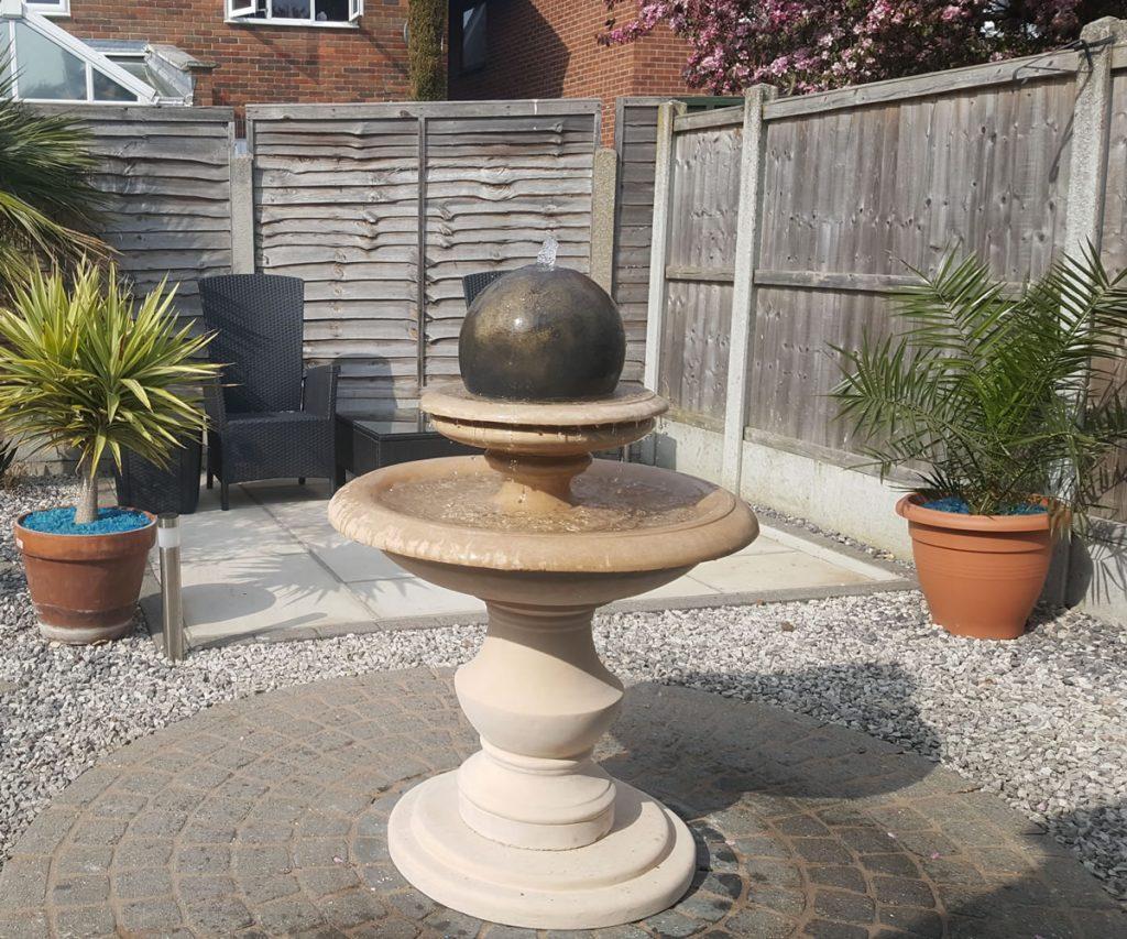 3 Tiered Edwardian Fountain, Large Clarence Single Pool Surround ...