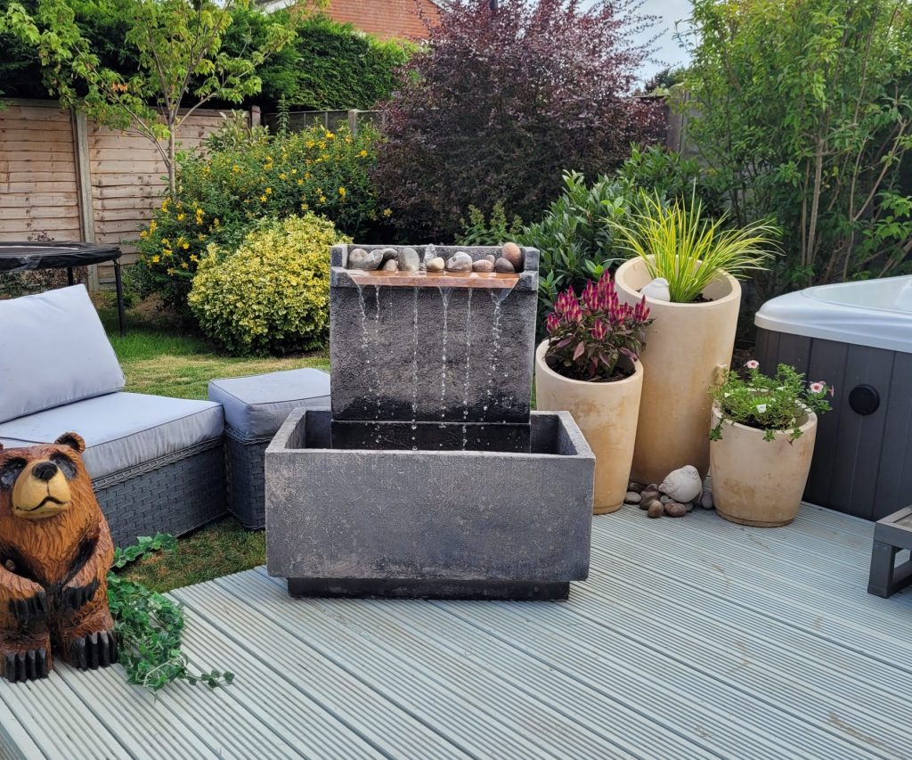 Rochester Blade fountain - Stone Garden Fountains & Garden Water ...