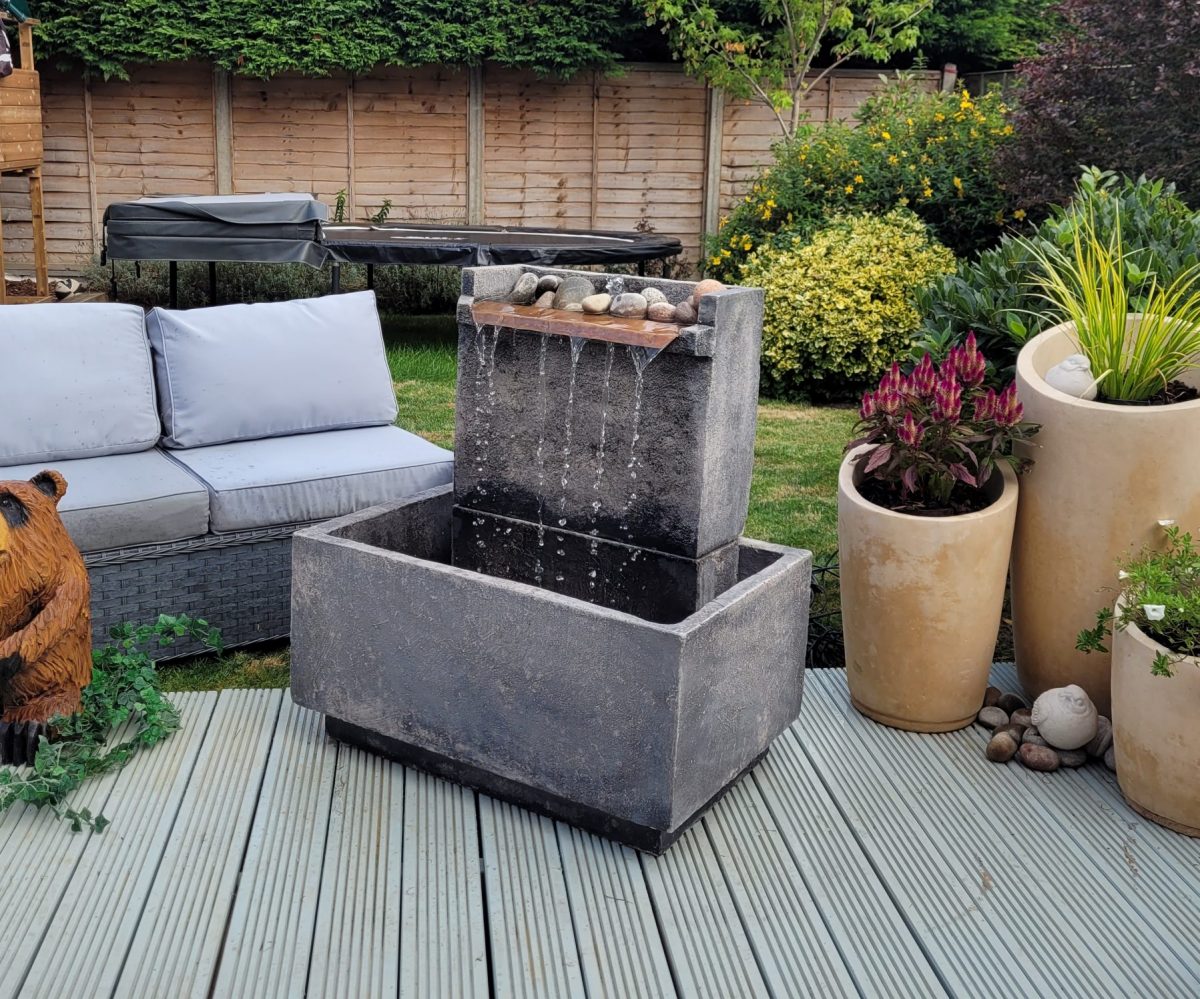 Rochester Blade fountain - Stone Garden Fountains & Garden Water ...