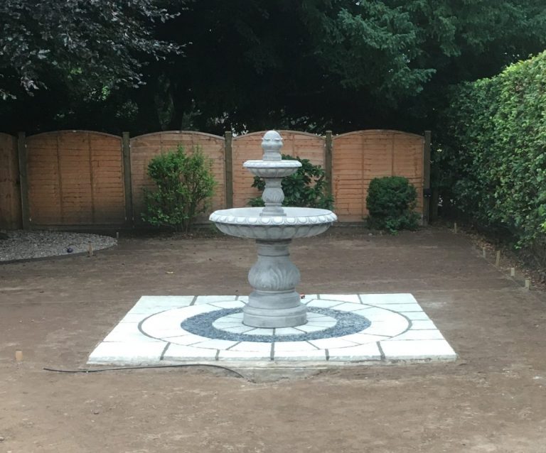 2 tiered Dynasty fountain - Stone Garden Fountains & Garden Water ...