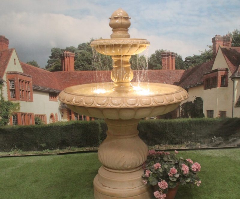 2 tiered Dynasty fountain - Stone Garden Fountains & Garden Water ...