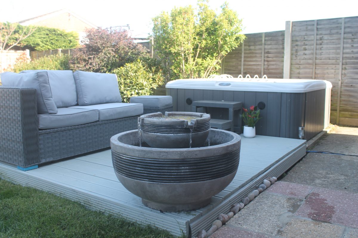 Circulum fountain - Stone Garden Fountains & Garden Water Features in UK