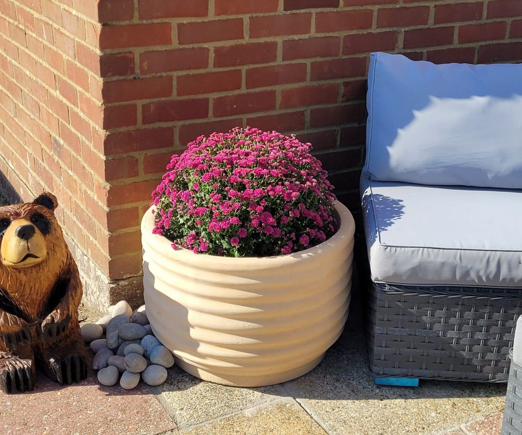 Ruffle planting tub pot - Stone Garden Fountains & Garden Water ...