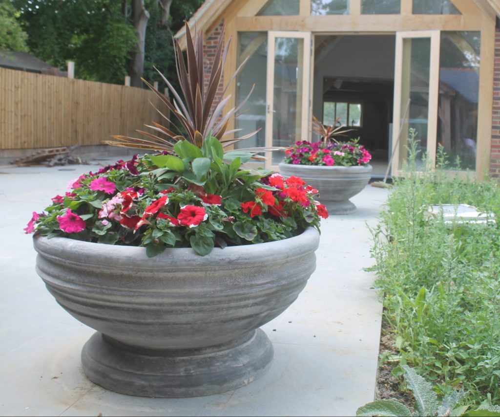 Dorchester planting tub pot - Stone Garden Fountains & Garden Water ...