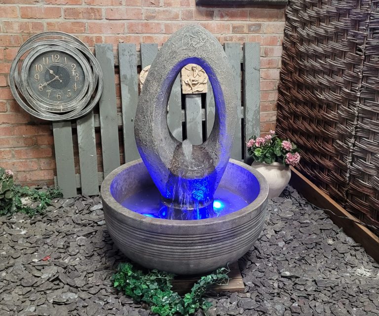 Circle Drive Way Patio Fountain | Small Self Contained Water Features
