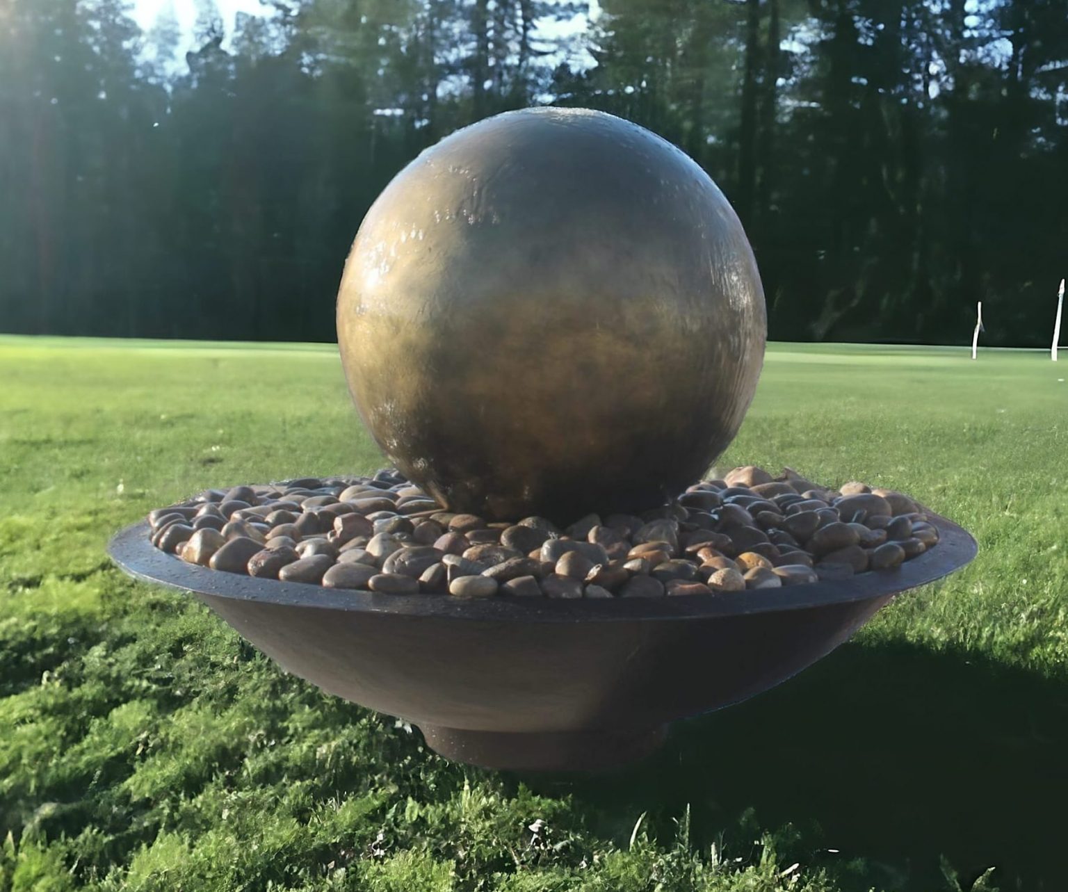 Circle Drive Way Patio Fountain | Small Self Contained Water Features