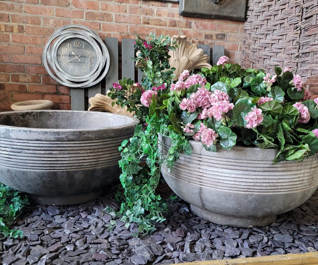 Circulum planting tub pot - Stone Garden Fountains & Garden Water ...