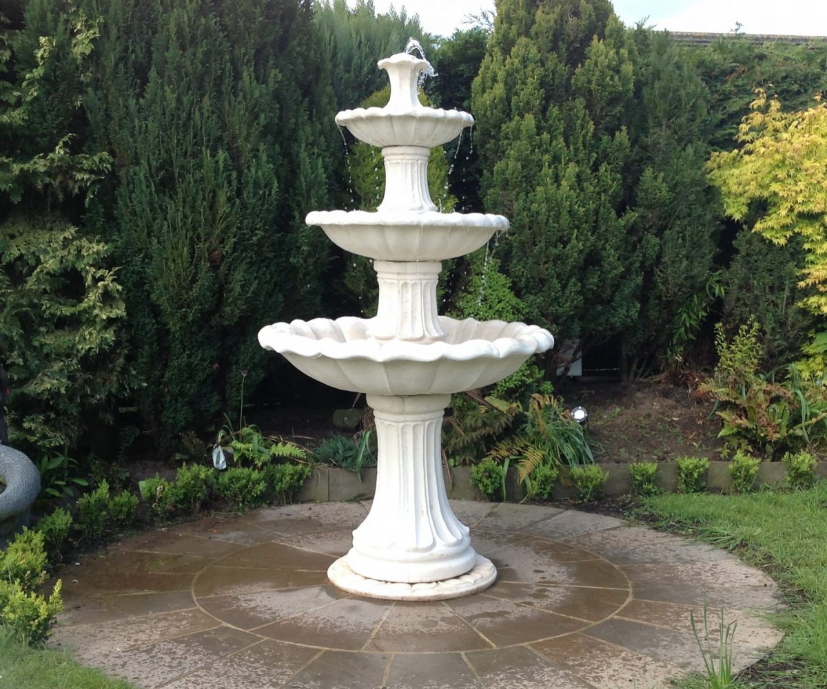 Circle Drive Way Patio Fountain | Small Self Contained Water Features