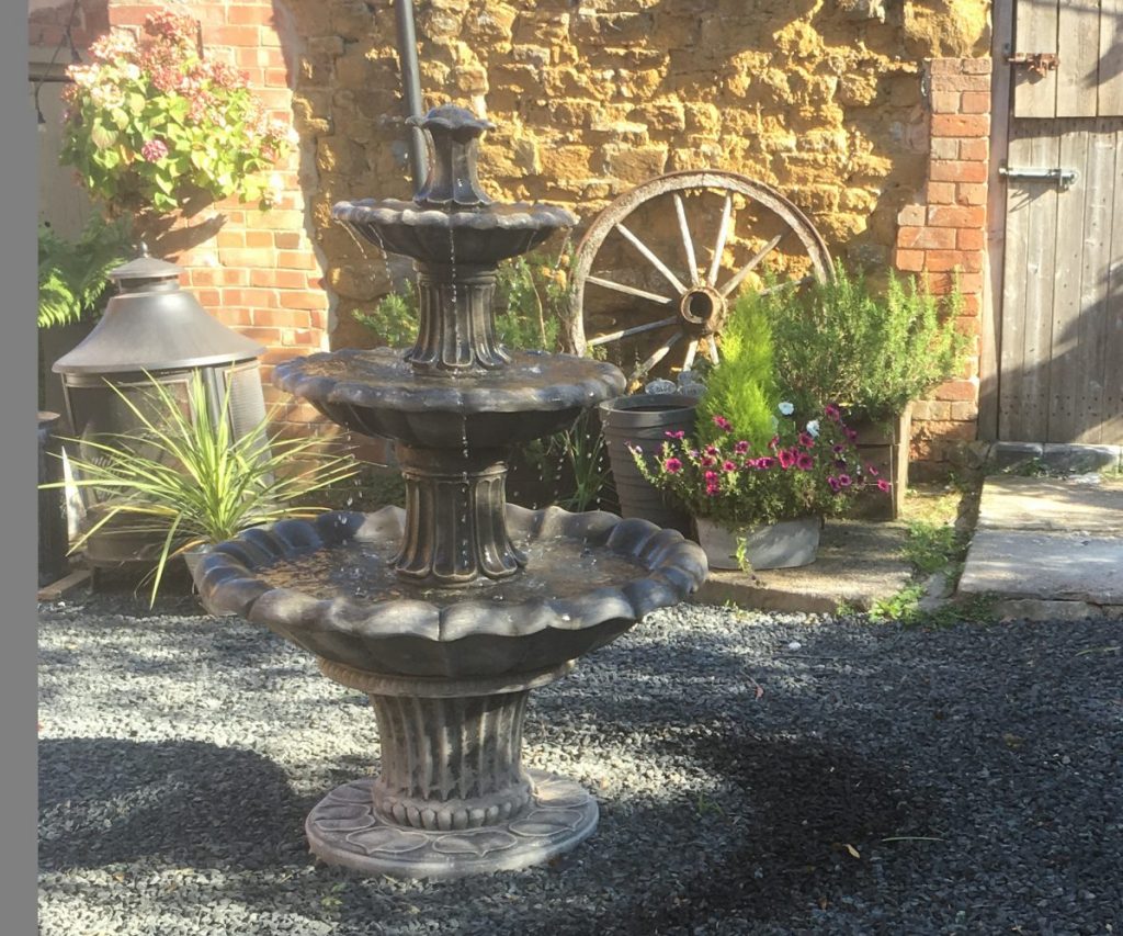 Medium 3 Tiered Barcelona Fountain - Stone Garden Fountains & Garden ...