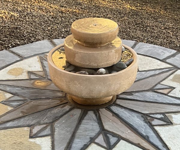 Circle Drive Way Patio Fountain | Small Self Contained Water Features