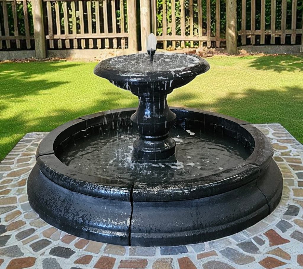 Single tiered Regis fountain, small Cambridge double pool surround ...