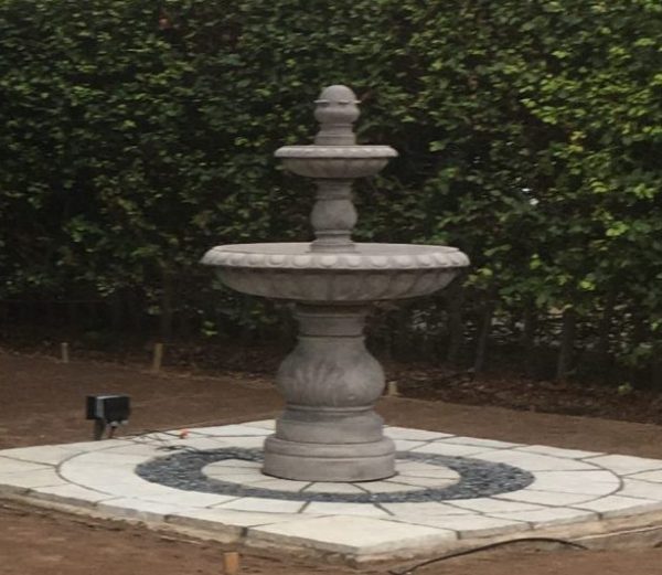 2 tiered Dynasty fountain - Stone Garden Fountains & Garden Water ...